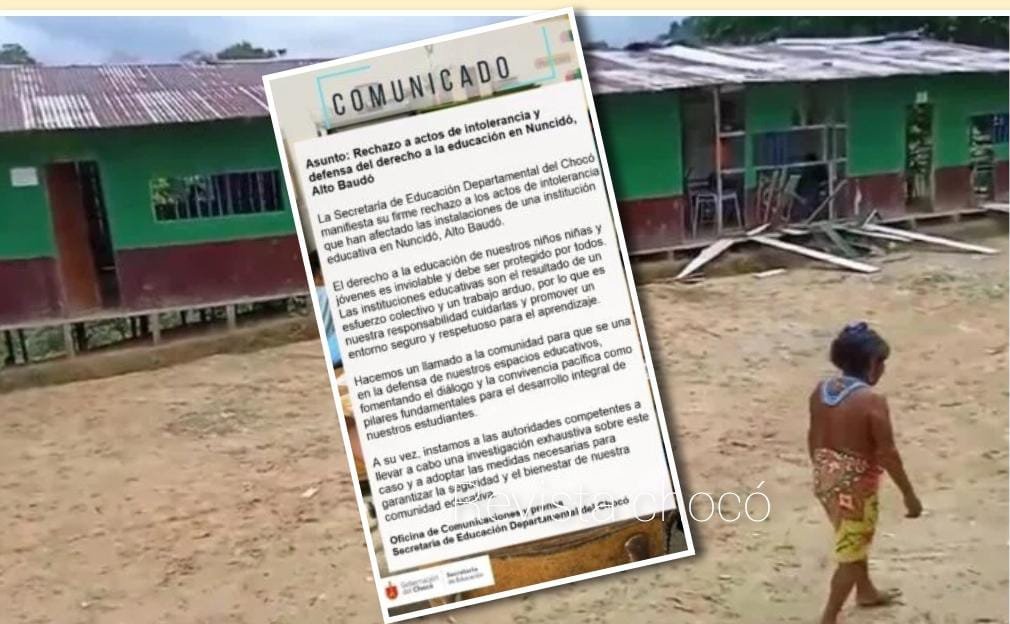 LA SECRETARÍA DE EDUCACIÓN DEL CHOCÓ RECHAZA ACTOS DE INTOLERANCIA EN ...
